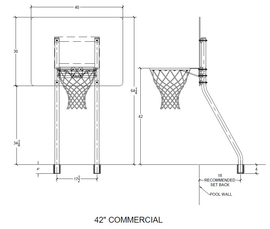 Commercial Basketball Hoop – Saftron